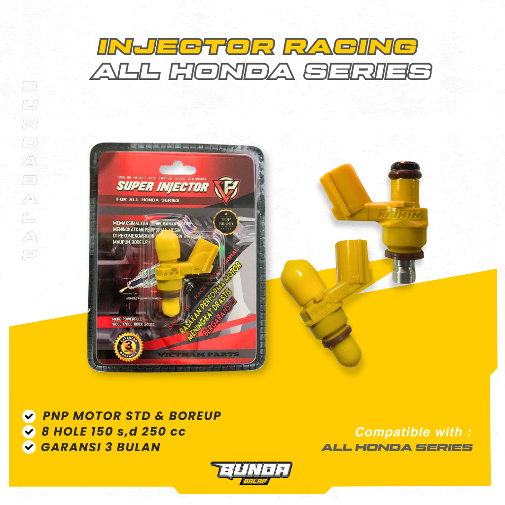 Jual Injektor Racing 150cc 160 170 180 200cc All Type Honda Series ...