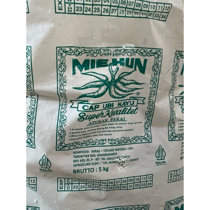Jual BIHUN KERING CAP UBI KAYU 1 KG | MIEHUN CAP UBI KAYU SUPER ...