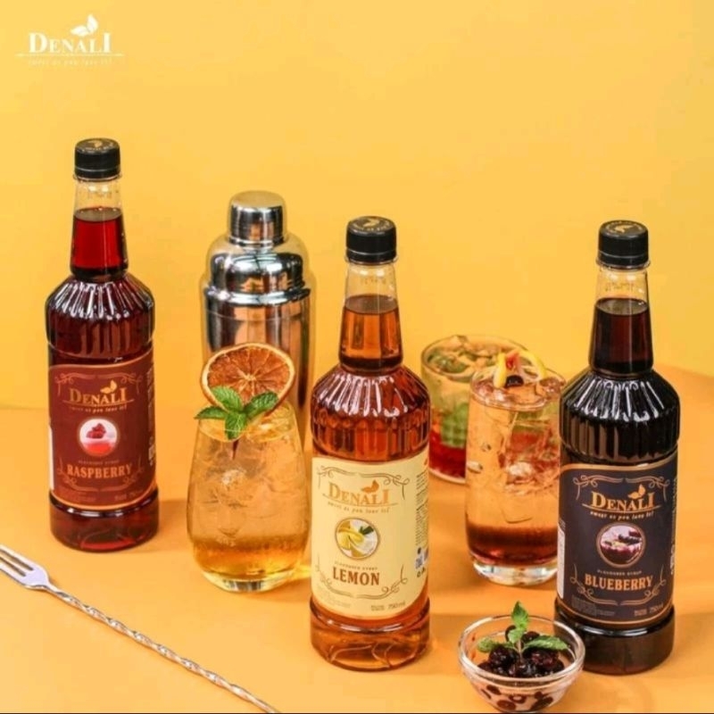 Jual DENALI GOURMET SYRUP KEMASAN 1 KARTON 6 BOTOL MIX | Shopee Indonesia