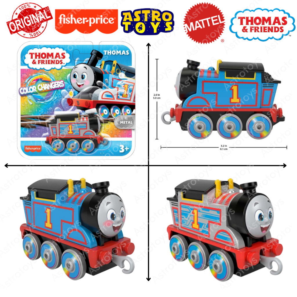 Jual Mattel Fisher Price Thomas and Friends Thomas Silver Color Changer ...