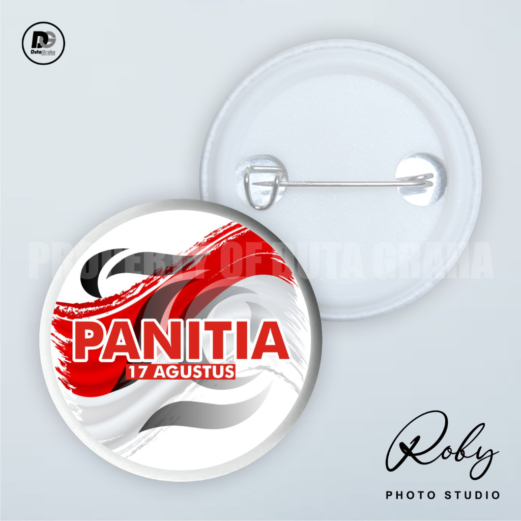 Jual [PIN PRESS] PANITIA 17 AGUSTUS Pin Bros Aksesoris Souvenir MERAH PUTIH | Shopee Indonesia