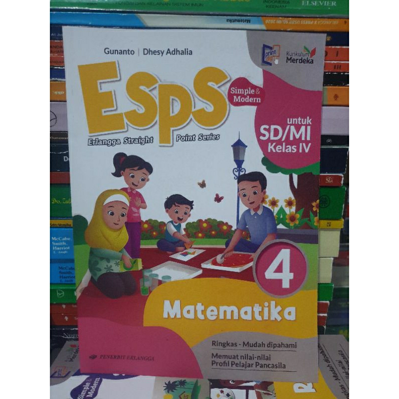 Jual ESPS Matematika Kelas 4 SD/MI Kurikulum Merdeka | Shopee Indonesia