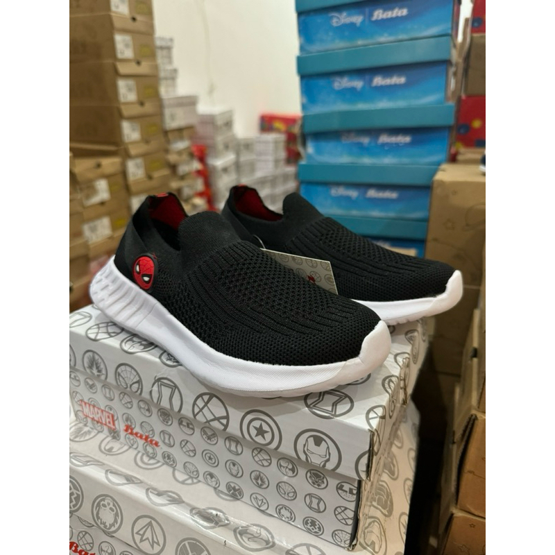 Jual MARVEL Sepatu Anak Black Spiderman 3896424 | Shopee Indonesia