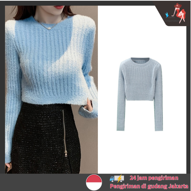 Jual Karley - Kaos Rajut Premium Wanita Sexy Off Shoulder Top Lengan ...