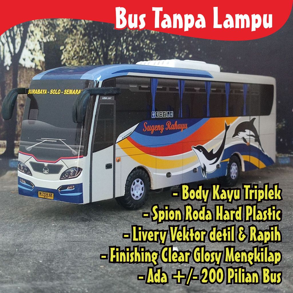 Jual Miniatur Bus Sugeng Rahayu Terlengkap & Harga Terbaru Mei 2026 ...