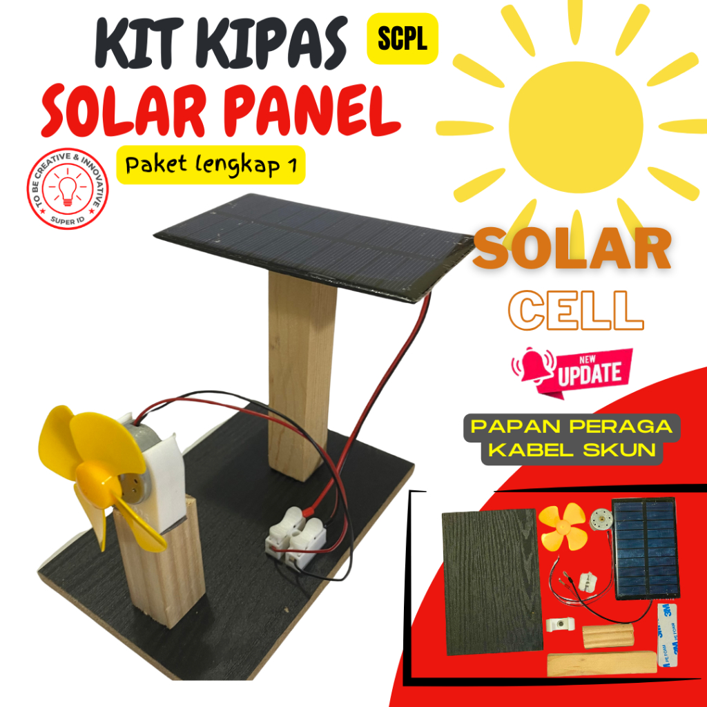 Jual Kit edukasi Solar panel solar cell panel surya edukasi anak ...