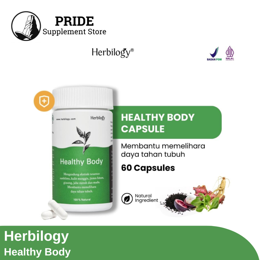 Jual Herbilogy Healthy Body 60 kapsul | Shopee Indonesia