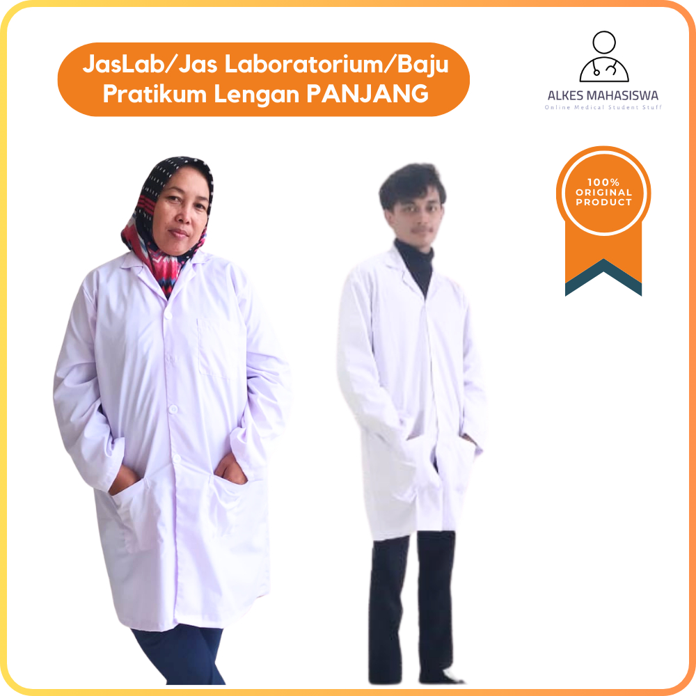 Jual Baju Seragam Jas Lab/Laboratorium Laborat Praktek Lengan Panjang ...