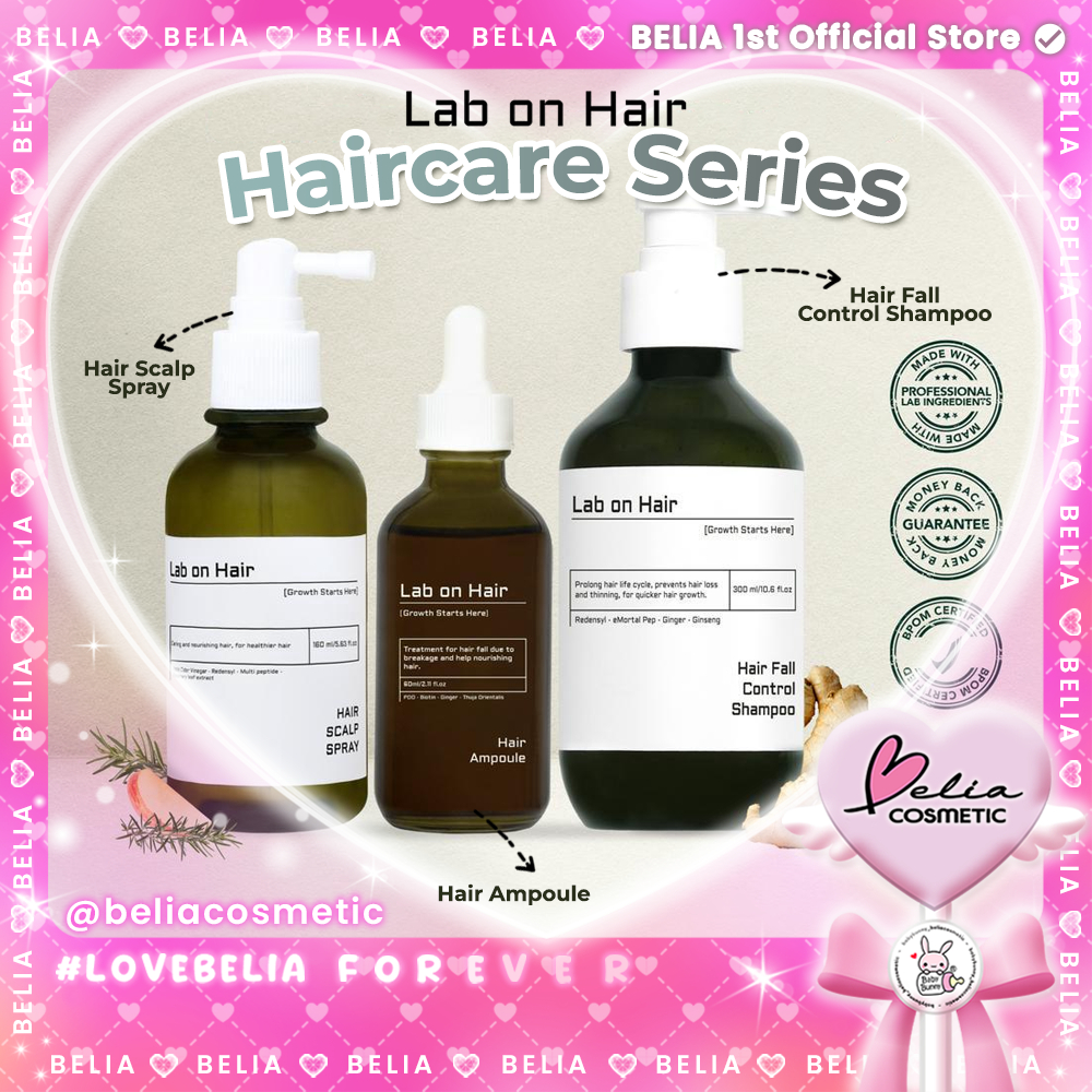 Jual BELIA LAB ON HAIR Hair Fall Control Shampoo 300ml | Hair Scalp ...