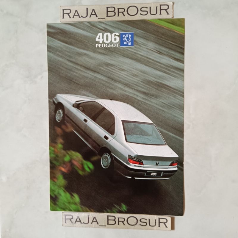 Jual Poster brosur katalog flyer jadul lawas Peugeot 406 Peugeot406 ST ...