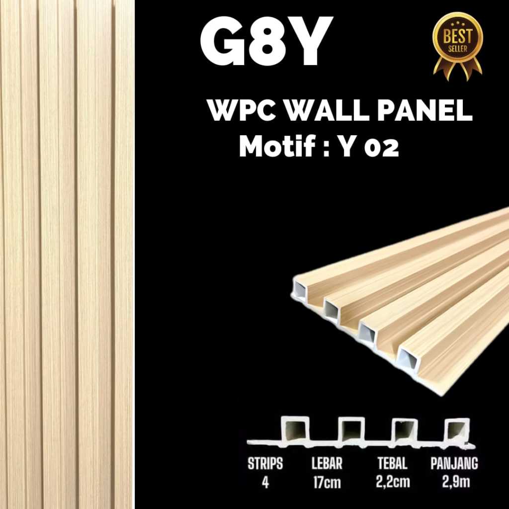 Jual Wpc panel (PREMIUM) 1meter/kisi-kisi/Wallpanel/Wpc murah/Wpc Panel ...