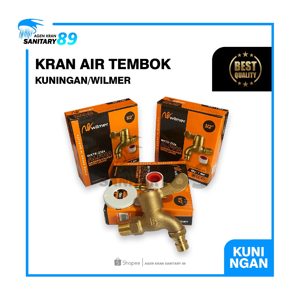 Jual KRAN TAMAN KUNINGAN WILMER WKTE 212 A/KRAN ASLI KUNINGAN/KRAN AIR ...