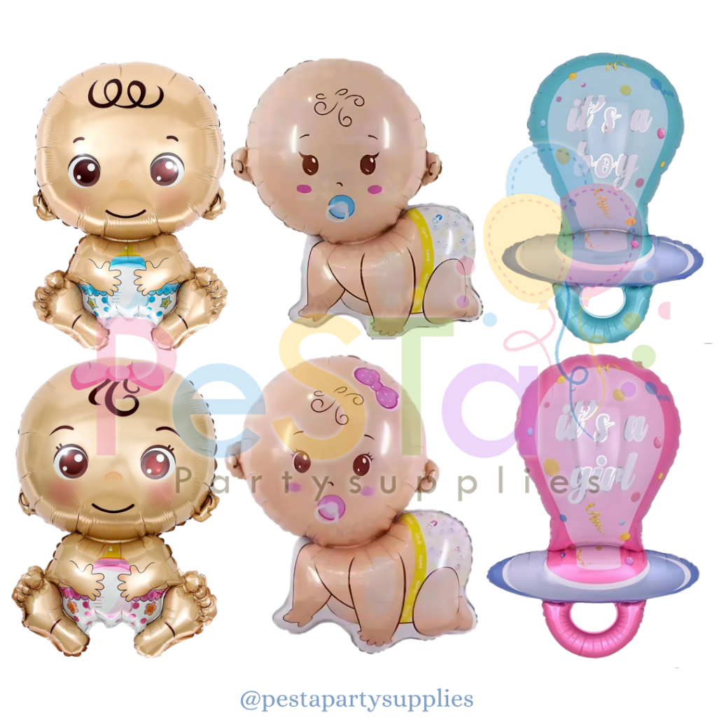 Jual Balon Foil Tema Baby Shower/Balon Baby/Baby Shower Balloon_PeSTa ...