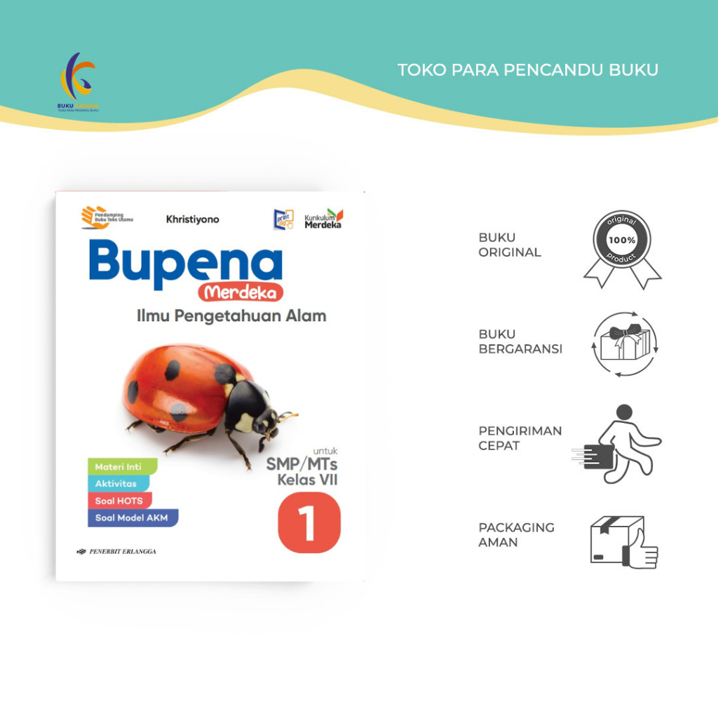 Jual Buku Pelajaran - Bupena Merdeka IPA Untuk SMP/MTs Kelas VII Jl. 7 - Khristiyono - Erlangga ...