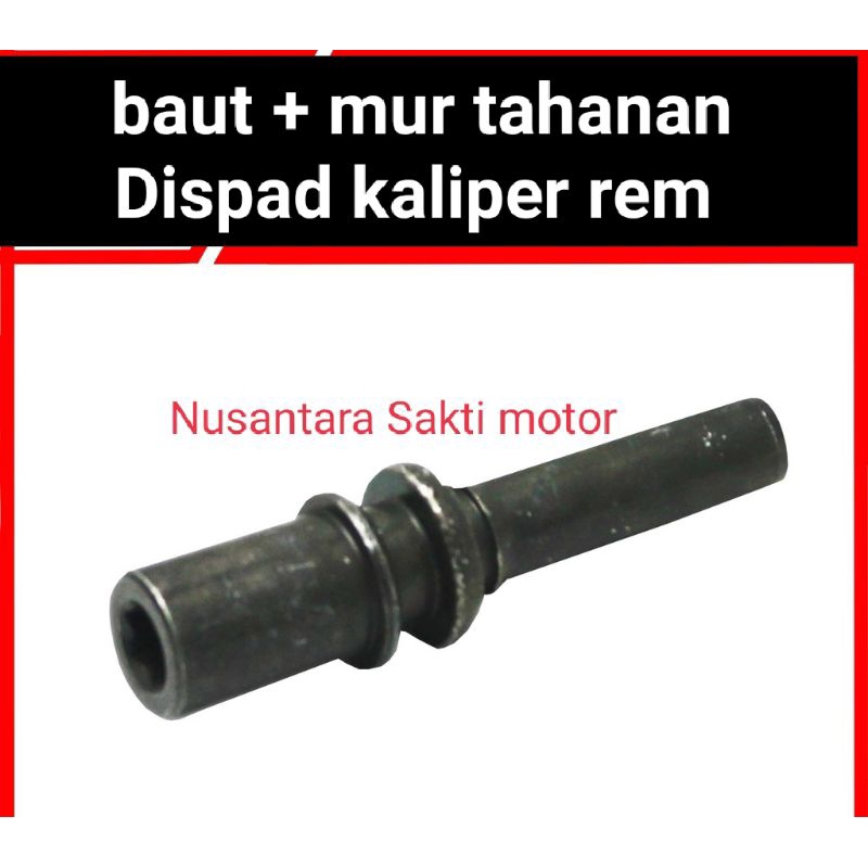 Jual baut + mur tahanan dispad pak rem depan belakang cakram kaliper caliper discpad diskpad ...