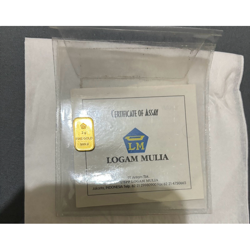 Jual Emas bersertifikat 2 gram 2gr Logam mulia retro clasic | Shopee ...