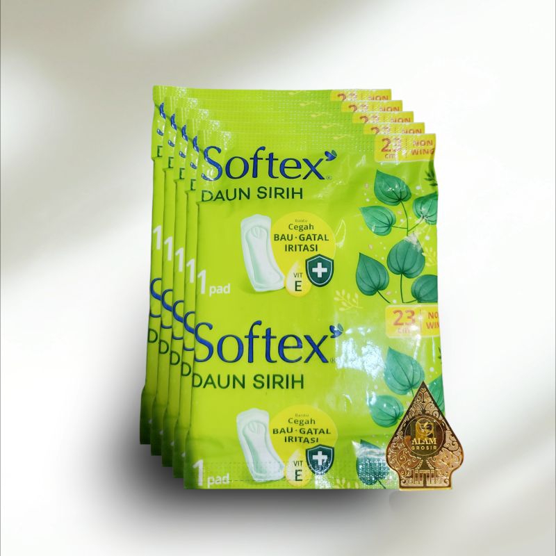 Jual Softex Daun Sirih 23cm non wing 1 pads, 1 Renteng isi 10 pcs ...