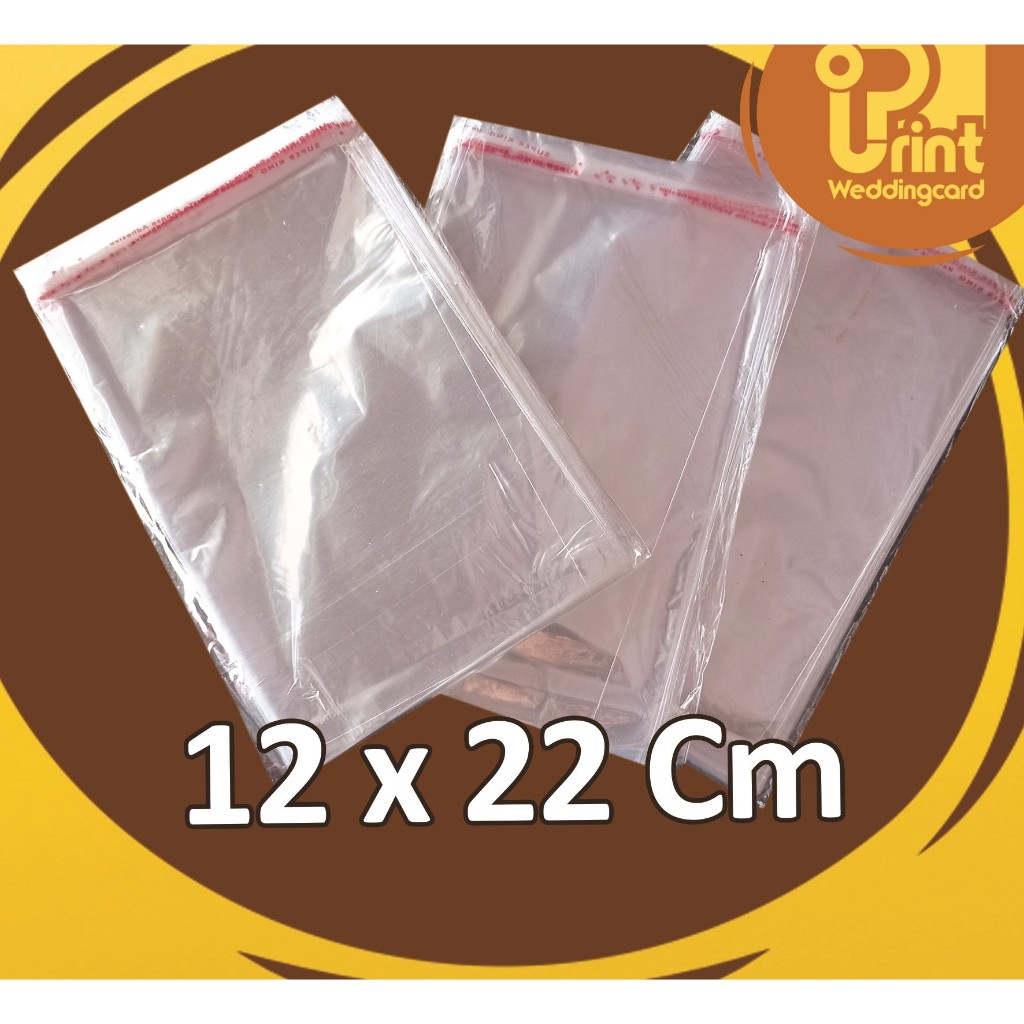 Jual GROSIR 10 pack | Plastik OPP Undangan 12 x 22 Cm | Plastik ...