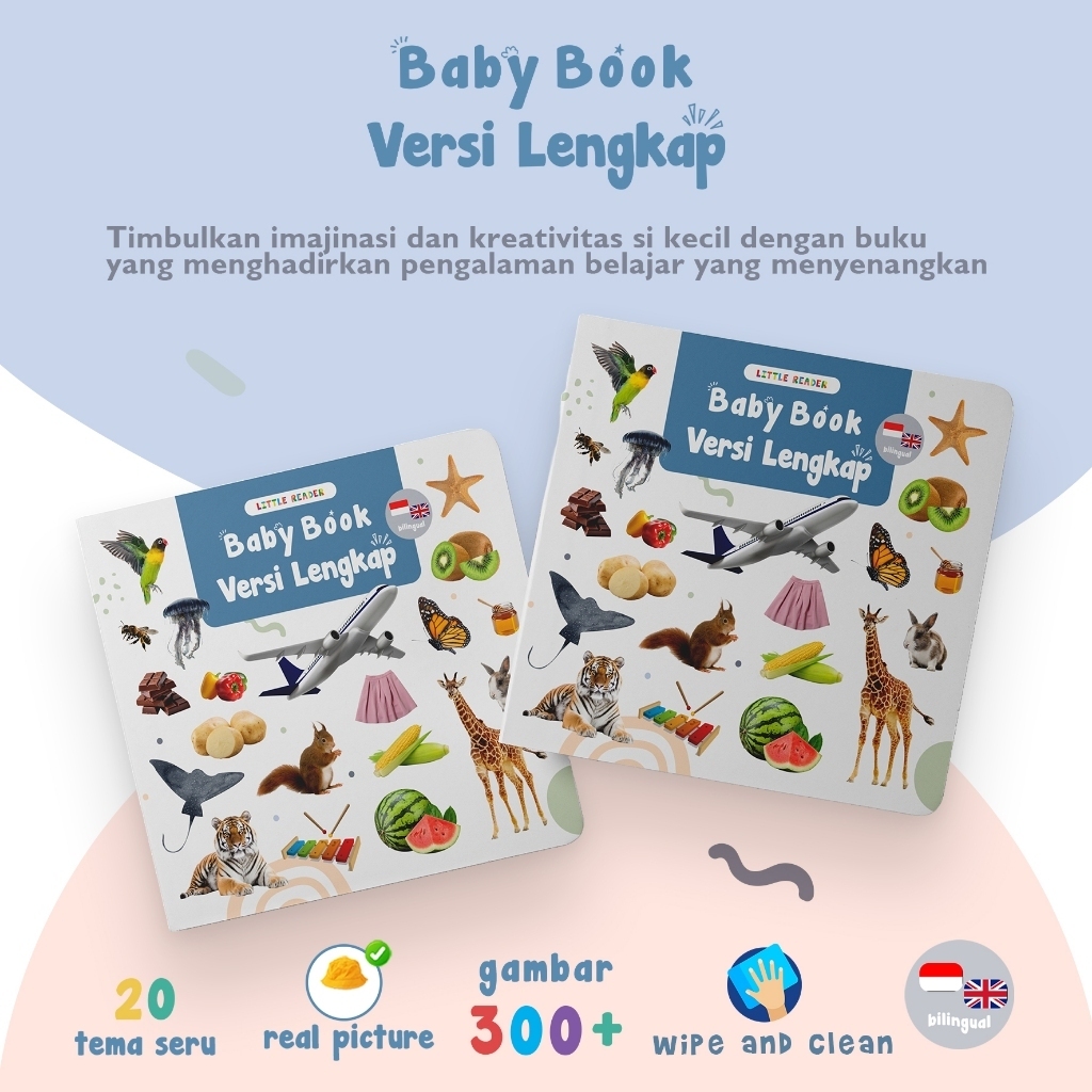 Jual Buku Soft Baby Book Edisi Terbaru Versi Super Lengkap / Buku Bayi ...