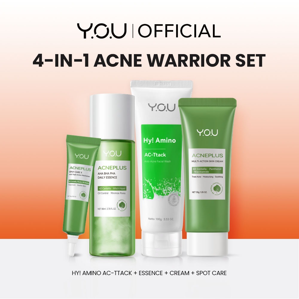 Jual YOU Acneplus 4-in-1 Bundle | Exfoliating Toner, Acne Spot, Multi ...