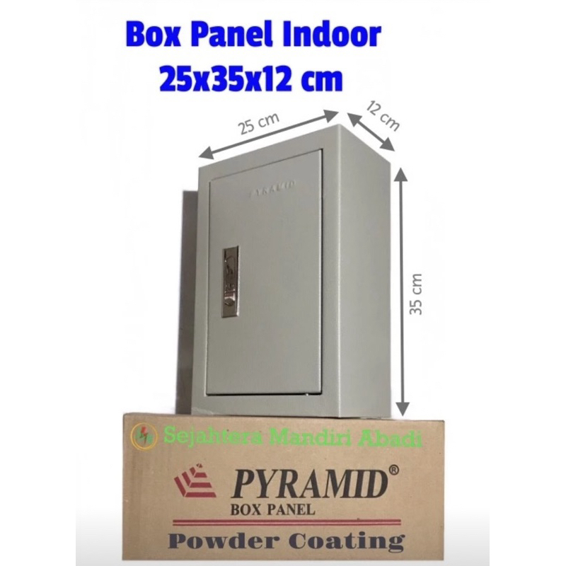 Jual Box Panel Listrik 25x35x12 Indoor Pyramid Powder Coating | Shopee ...