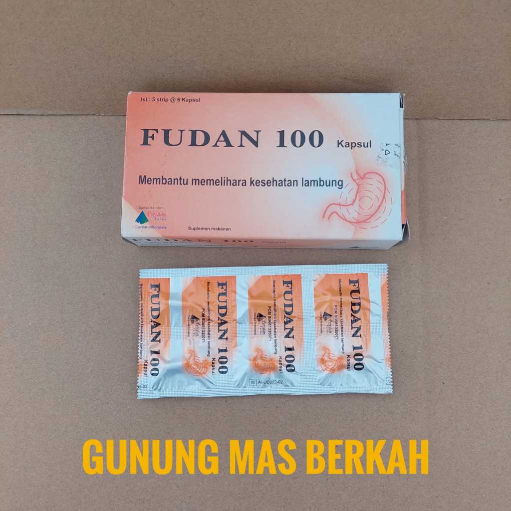 Jual FUDAN FUCOIDAN 100 MG Fudan 100mg Kapsul - Membantu memelihara ...