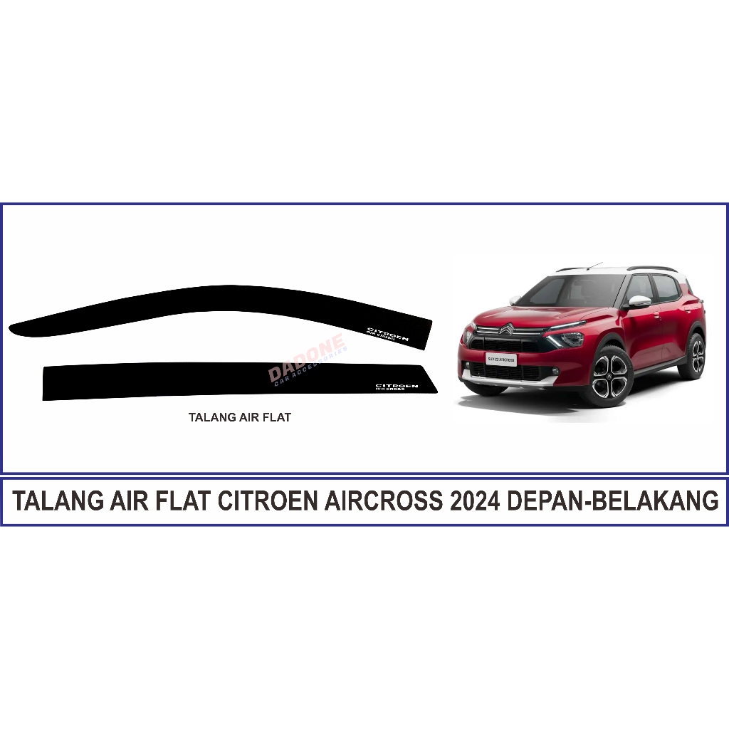 Jual TALANG AIR FLAT CITROEN C3 AIRCROSS 2024 DEPAN - BELAKANG (1 SET ...