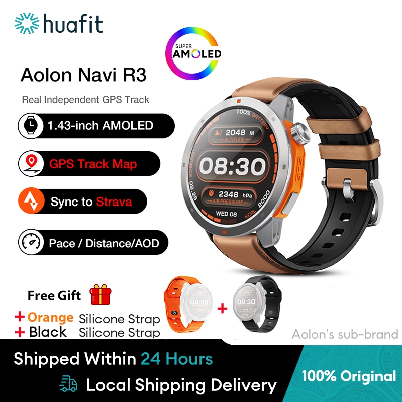 Jual Aolon Navi R3 Smartwatch GPS Map Running Pace Compass True ...