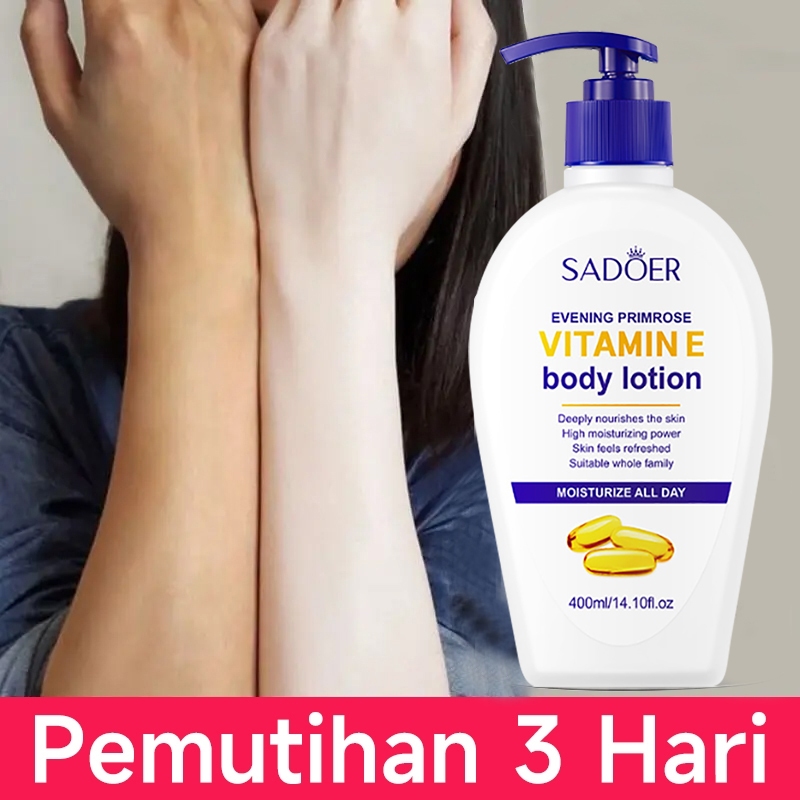 Jual Lotion Pemutih Badan Brightening 400ml Lotion Body Whitening ...