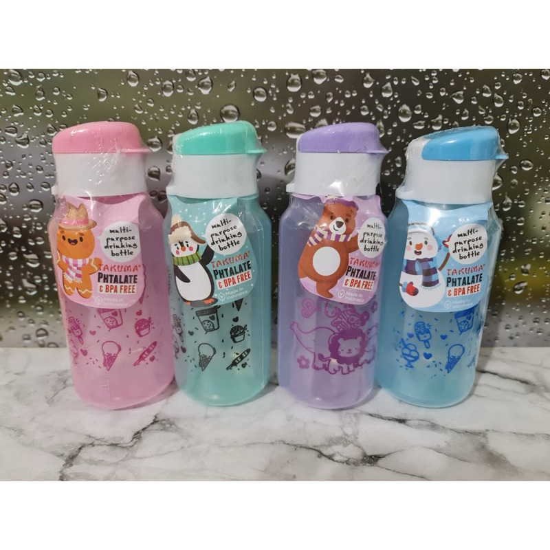 Jual Botol Air Minum kecil sekolah TK Paud 350ML karakter warna ...