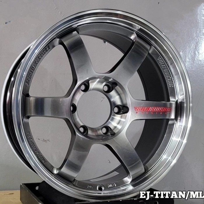 Jual velg ring 18 TE37 PROGRESSIVE R18 lebar 9 ET 0 velg ring 18 TE37 Triton Hilux Pajero ...