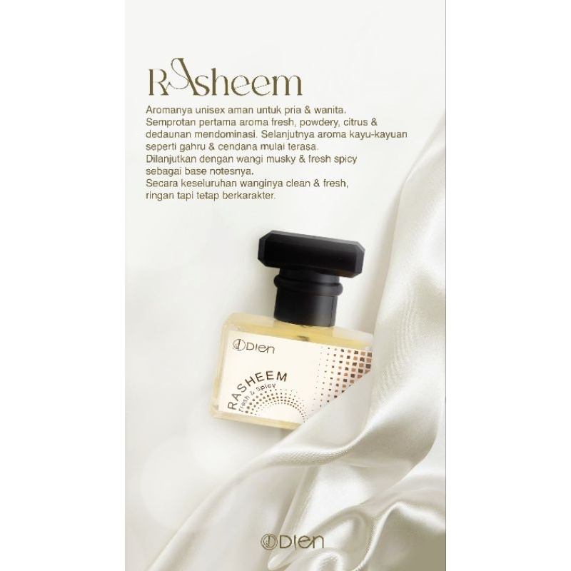 Jual DIEN PARFUM RASHEEM BY DIEN PERFUME UNISEX PERFUME SUKOHARJO ...