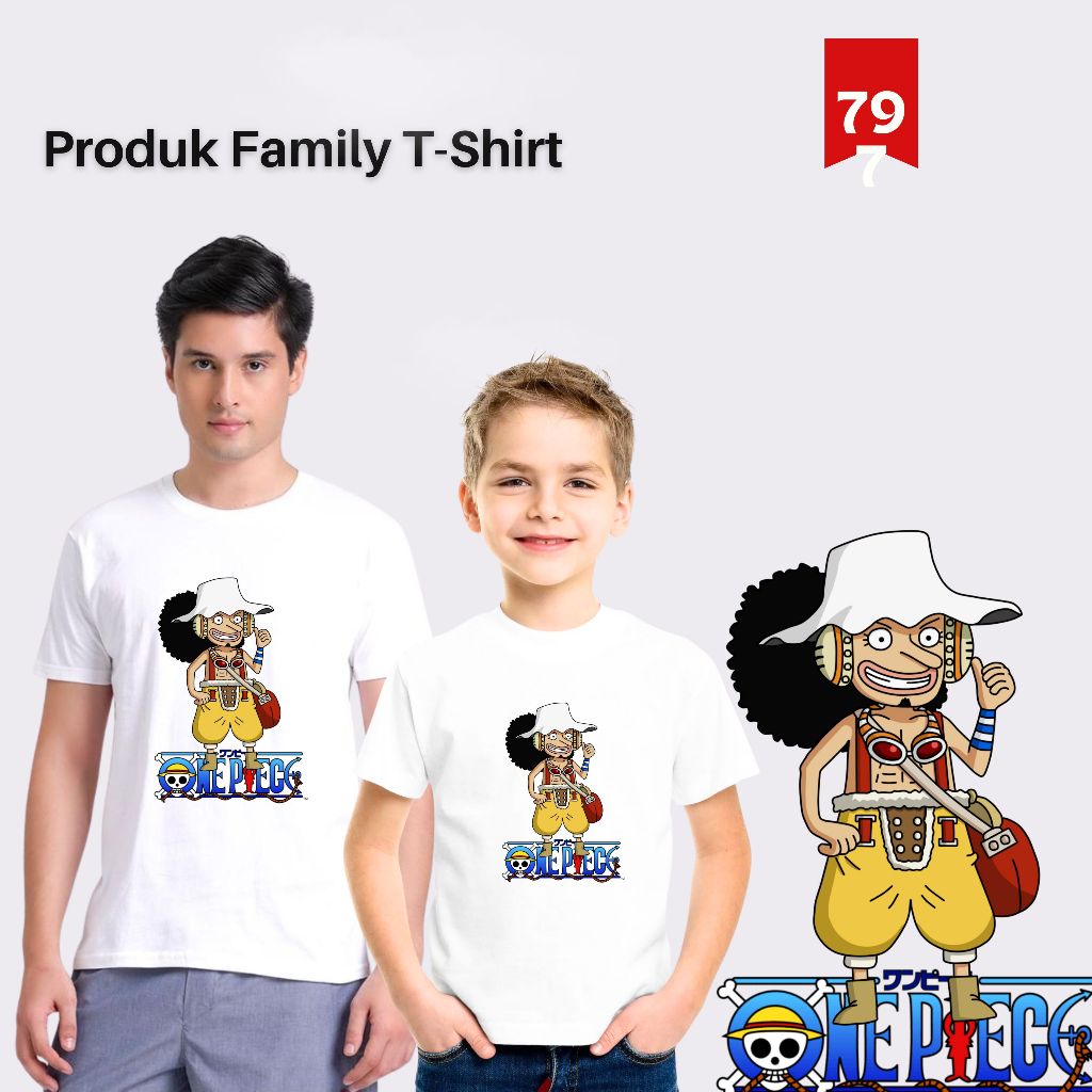 Jual Kaos Keluarga - Usop One Piece | Shopee Indonesia