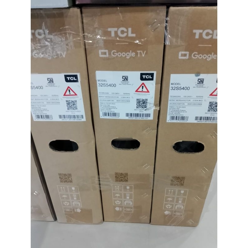 Jual TCL 32S5400 Led Smart Google TV 32" 32 Inch FHD Dolby Audio Bezel ...