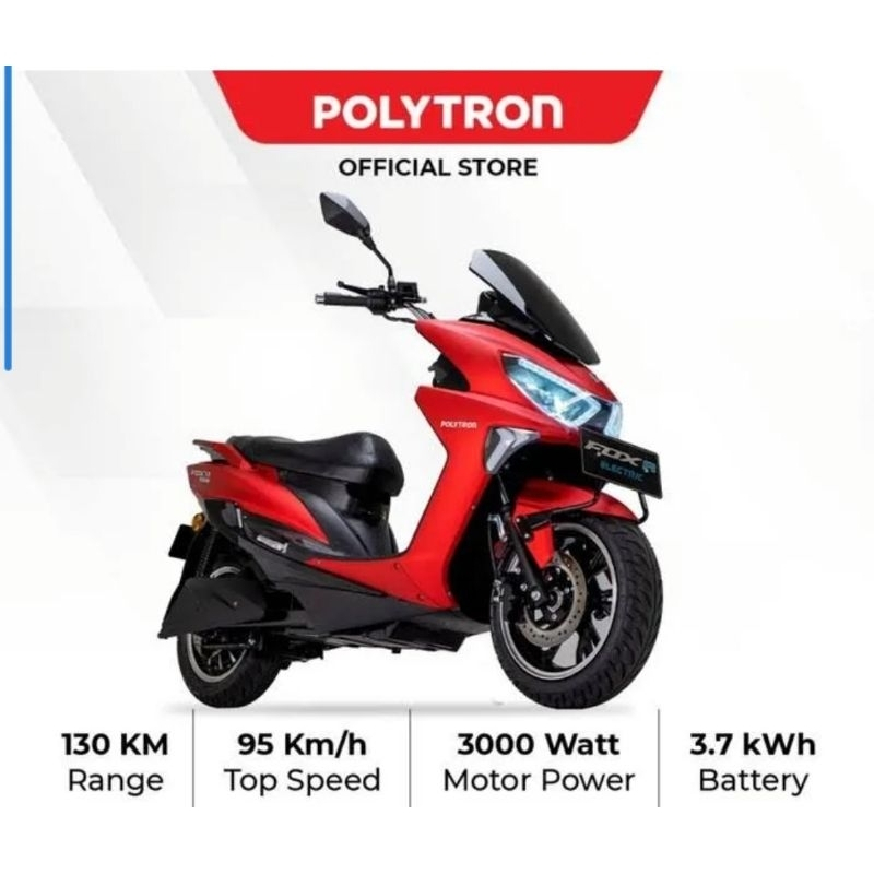 Jual SUBSIDI POLYTRON Fox S Electric Sepeda Motor Listrik - OTR ...