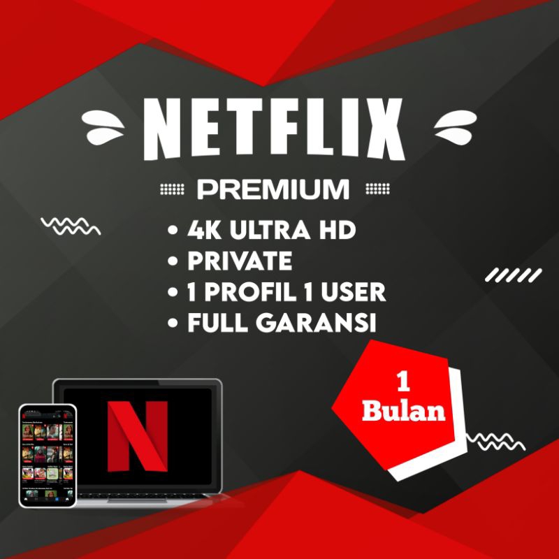 Jual NETFLXX PREMIUM 1 BULAN FULL GARANSI | Shopee Indonesia