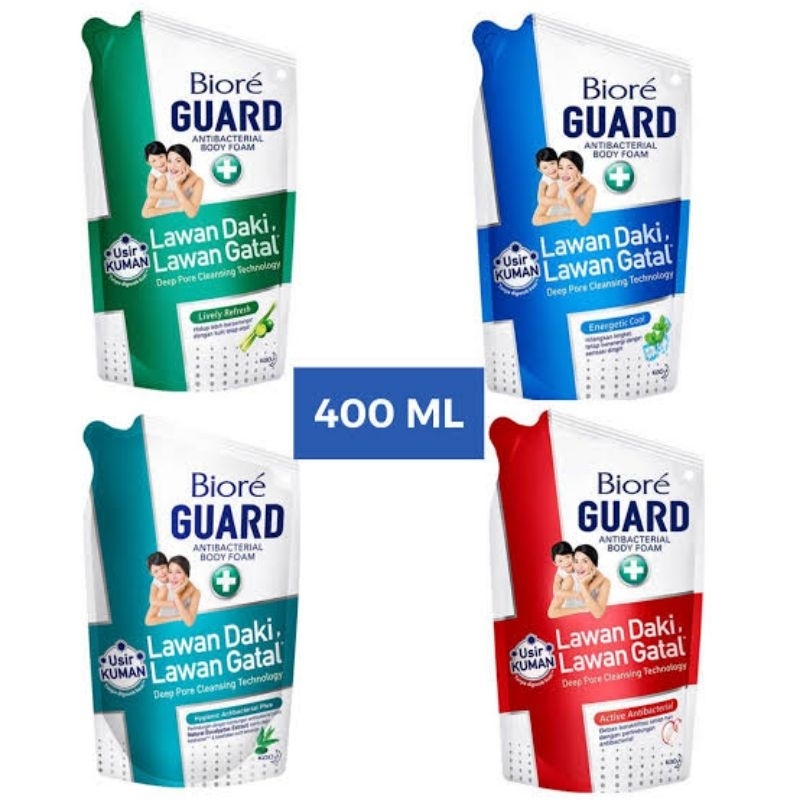 Jual Biore Guard Antibacterial Body Foam 400ml | Shopee Indonesia