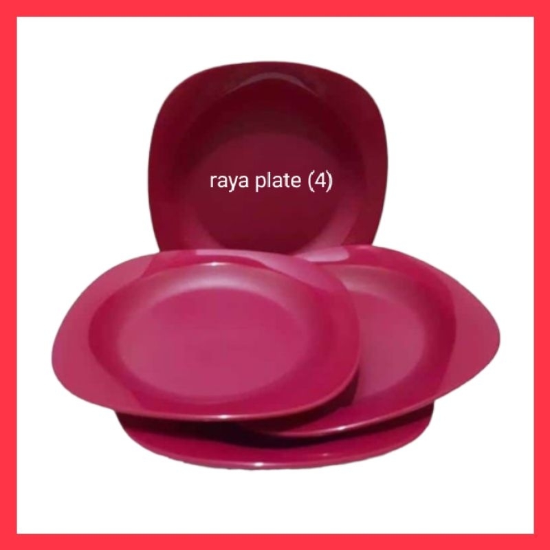 Jual Piring Plate Tupperware Murah Original Blossom Plate Raya Plate ...