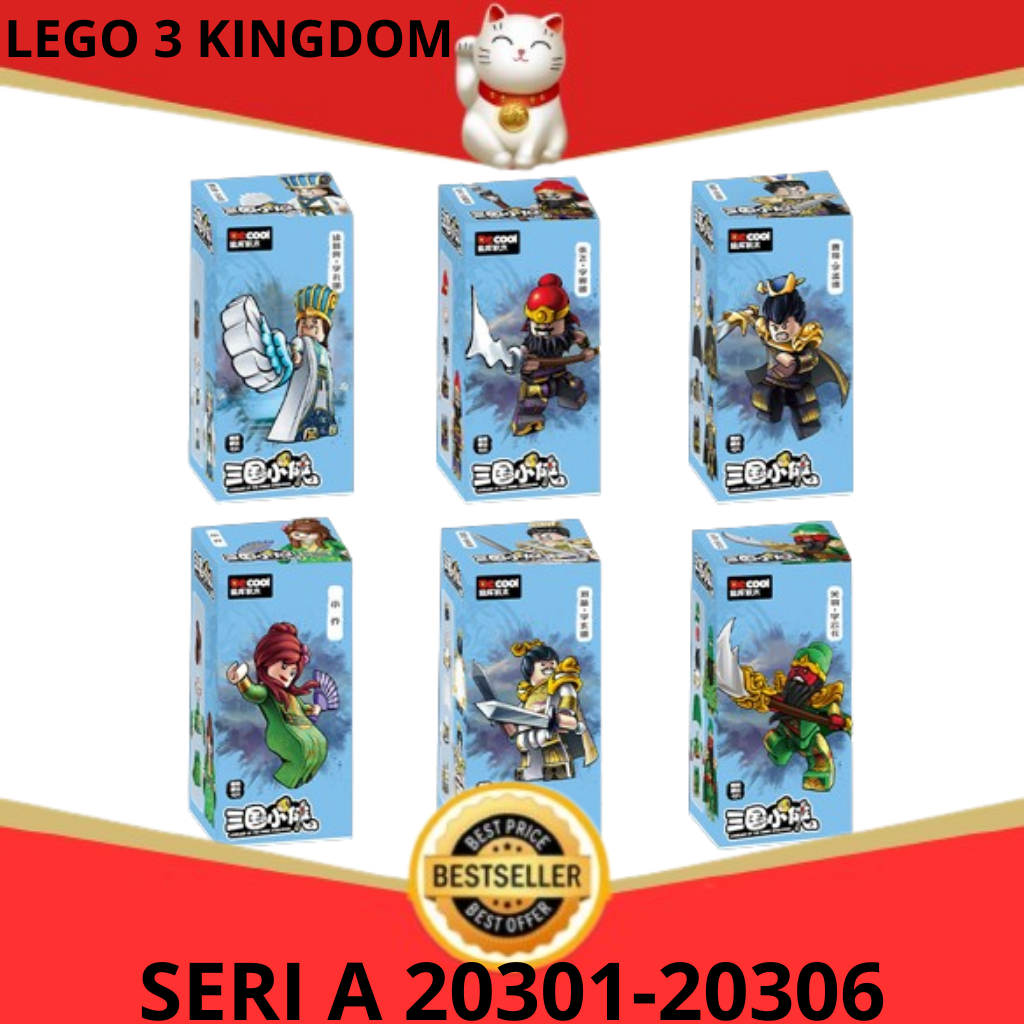 Jual LEGO THREE KINGDOM SAMKOK 3 RAJA ZHUGE LIANG ZHANG FEI CAO CAO ...