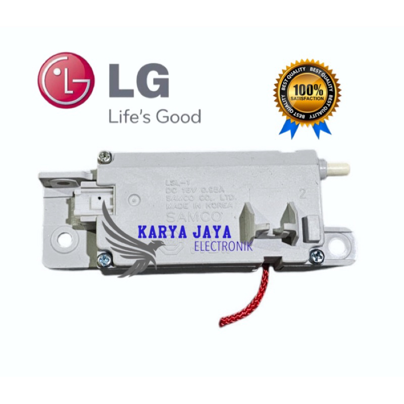 Jual DOOR LOCK PINTU LSL-1 MESIN CUCI LG TOP LOADING INVERTER | Shopee ...