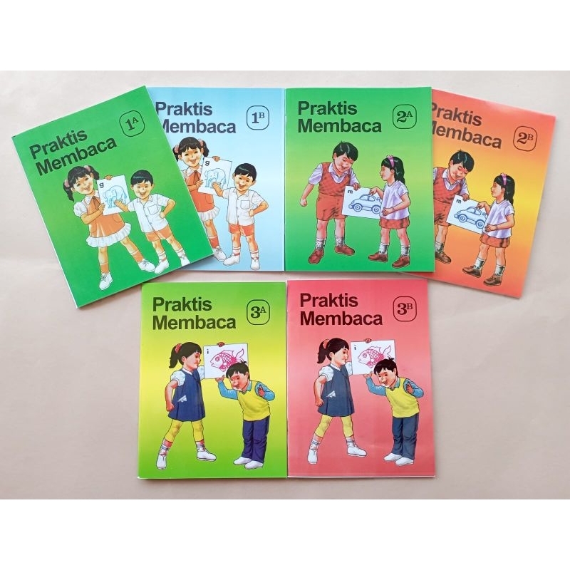 Jual belajar membaca untuk TK paud dan SD praktis membaca 1a,1b,2a,2b ...