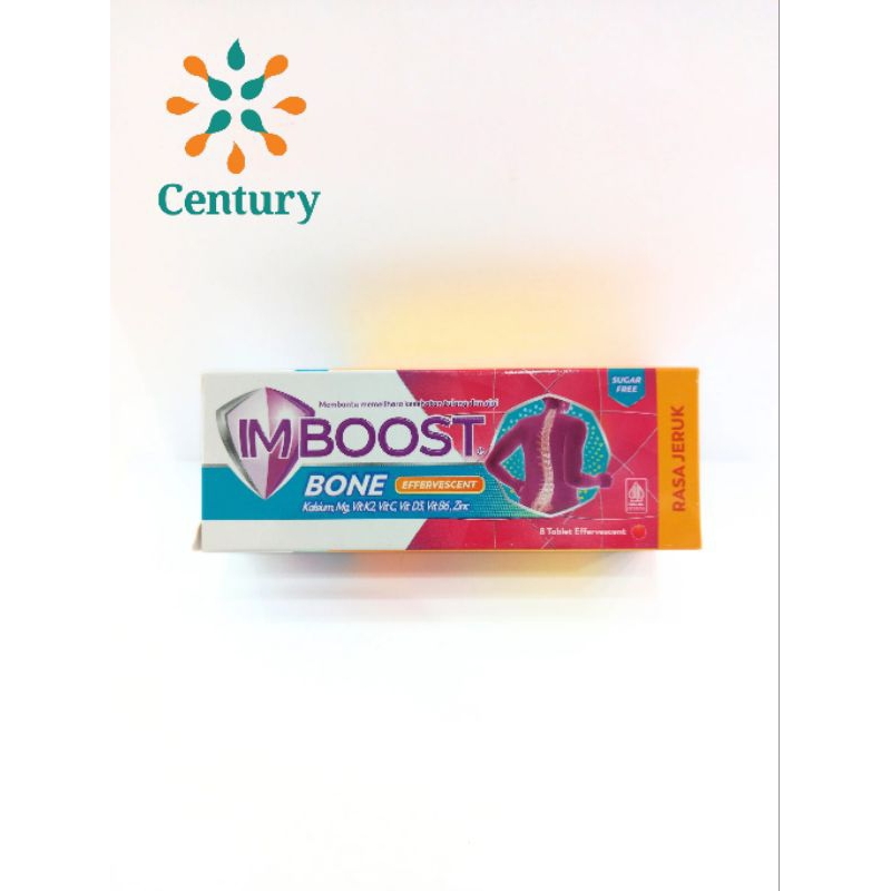 Jual Imboost Bone Effervescent Suplemen Tulang dan Gigi Rasa Jeruk isi ...