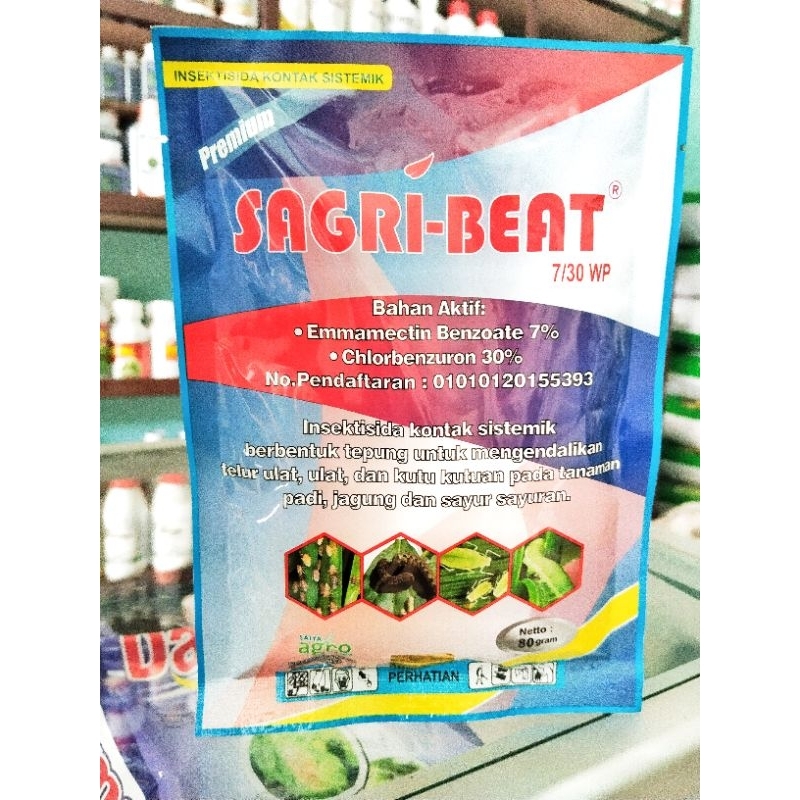 Jual Insektisida SAGRI-BEAT 7/30WP isi 80Gram | Shopee Indonesia