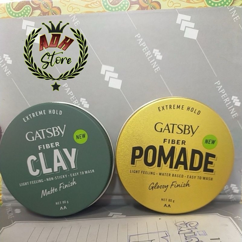 Jual Gatsby Fiber Pomade Clay 80 gr | Shopee Indonesia