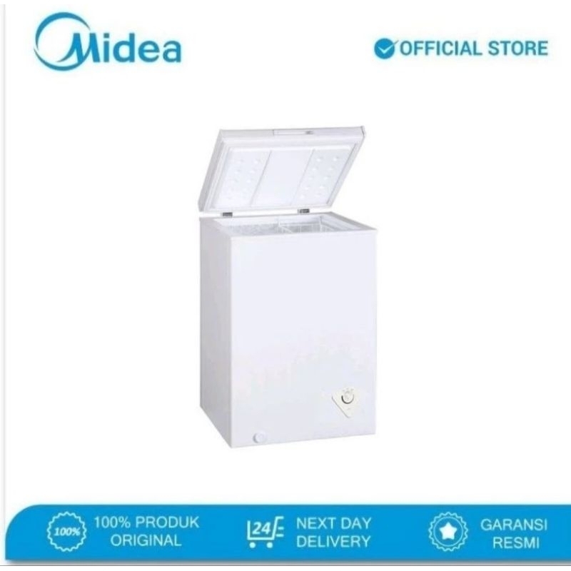 Jual Freezer Box Midea 100L HS-129CNK 100 liter Chest Freezer Midea 100 ...