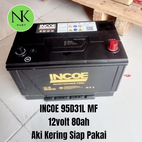 Jual Aki Mobil Kering Toyota HI Ace, Land Cruiser Prado 30 INCOE 95D31L MF | Shopee Indonesia