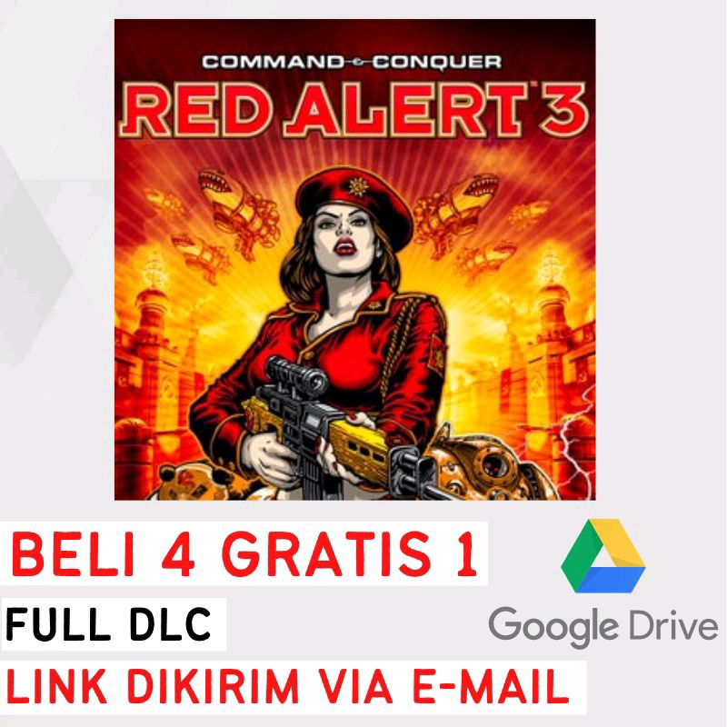 Jual COMMAND AND CONQUER RED ALERT 3 COMPLETE - GAME PC - GAME LAPTOP ...