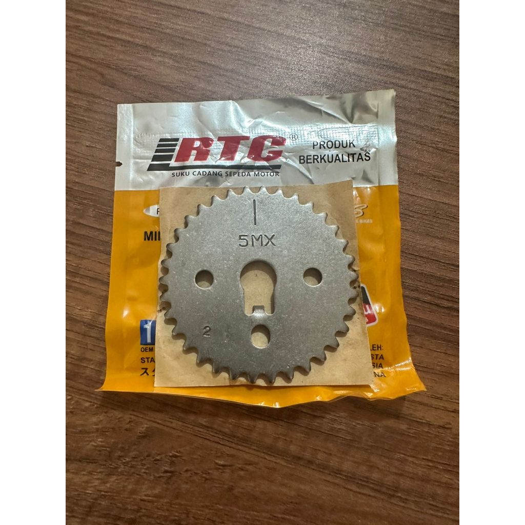 Jual Gigi Sentrik Mio 34T Motor 5MX RTC ( A CLASS ) | Shopee Indonesia