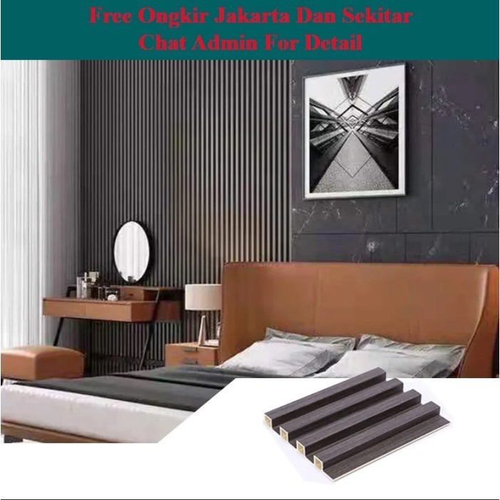 Jual TERMURAH!! Wallpanel WPC 3M Wall panel Dinding Motif Woodpanel ...