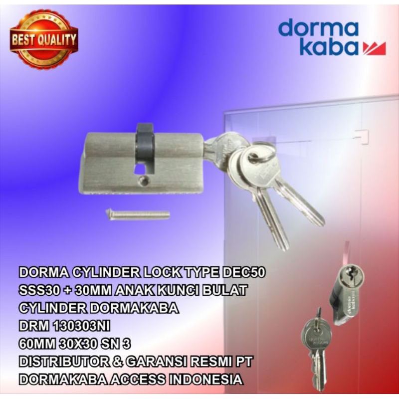 Jual Kunci Pintu Kaca Bawah US 10 DormaKaba/Dorma/Dorma Kaba+Cylinder ...
